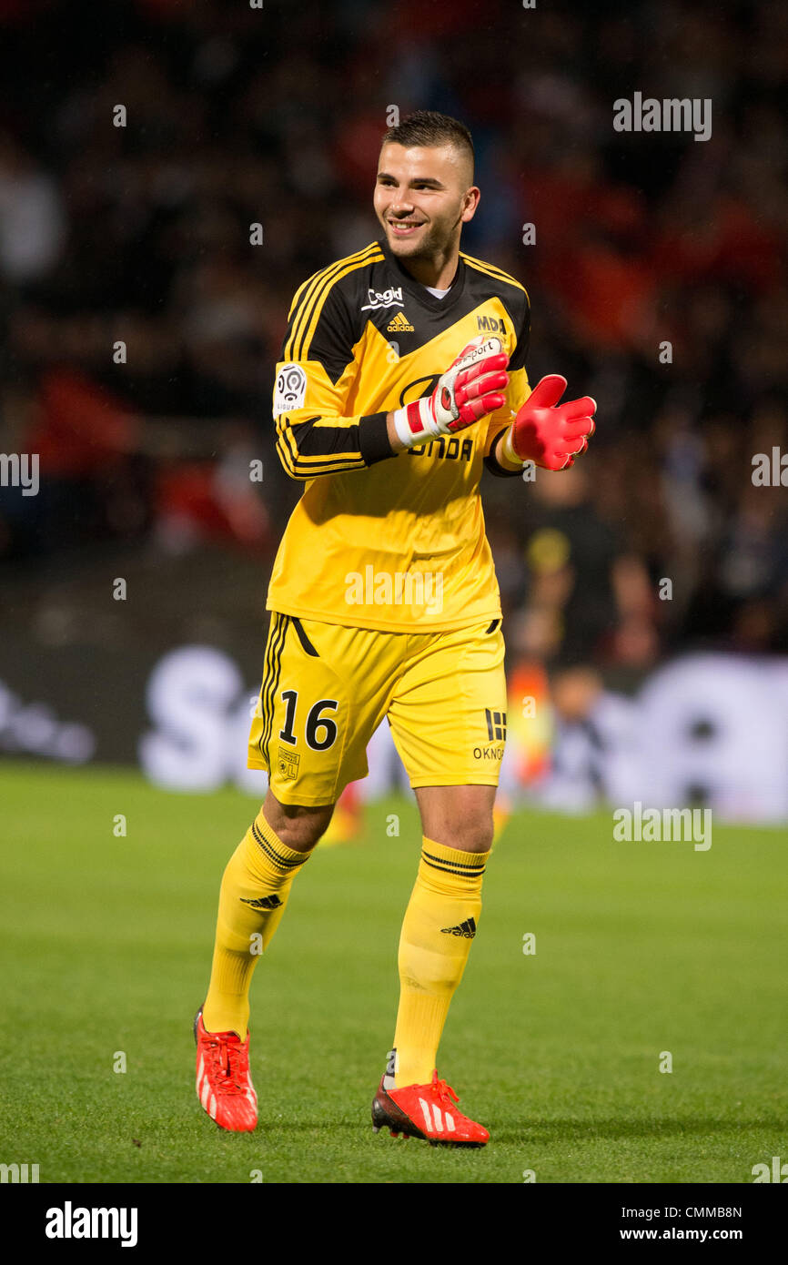 Lyon, France. 2nd Nov, 2013. Anthony Lopes (Lyon) Football / Soccer ...