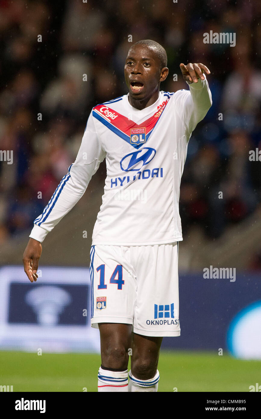 Lyon, France. 2nd Nov, 2013. Mouhamadou Dabo (Lyon) Football / Soccer ...