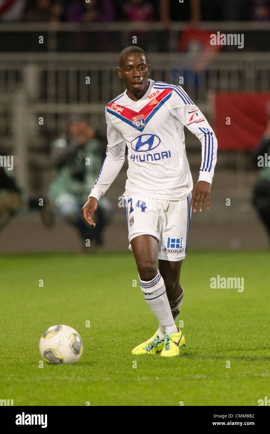 Lyon, France. 2nd Nov, 2013. Mouhamadou Dabo (Lyon) Football / Soccer ...