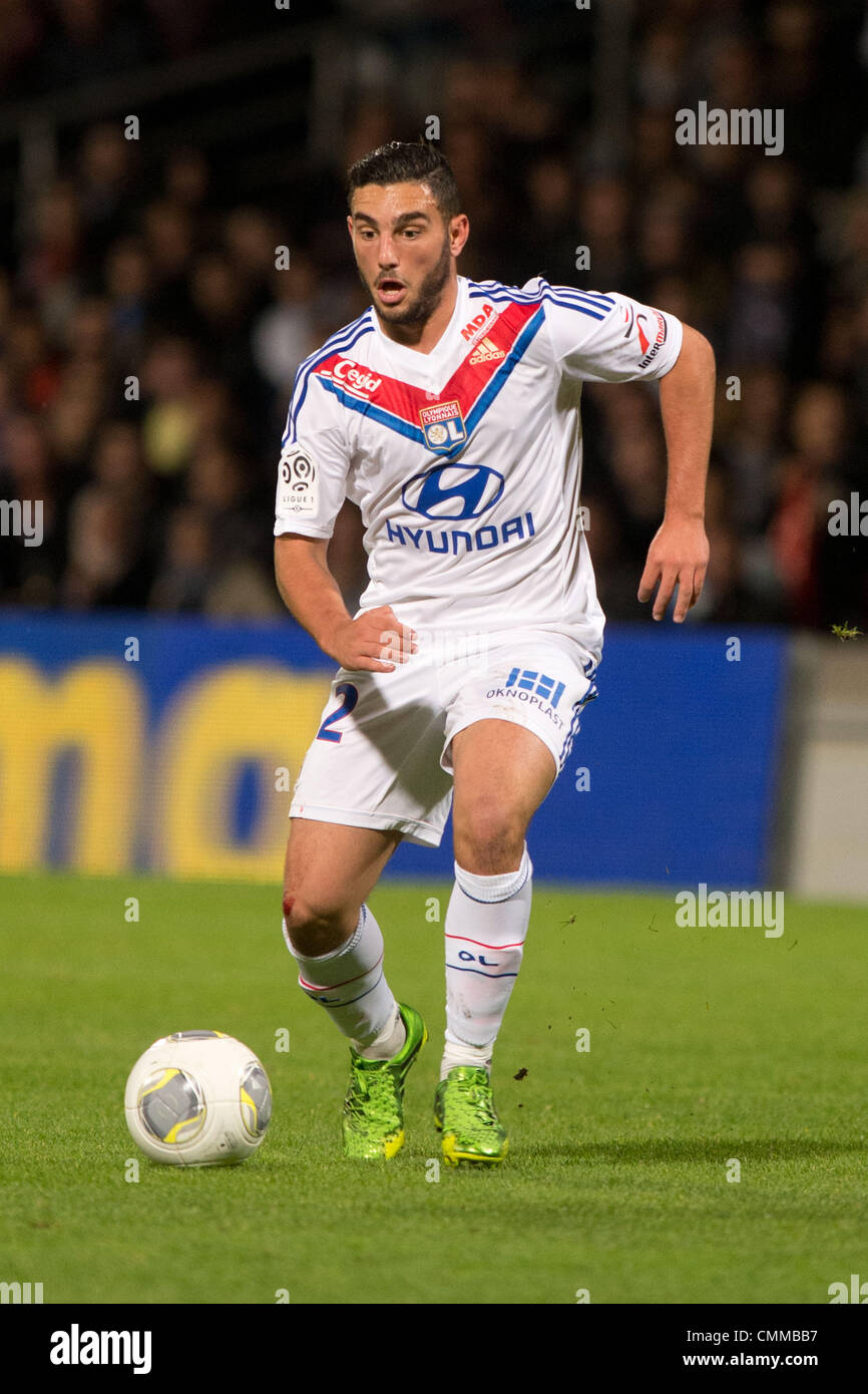 Lyon, France. 2nd Nov, 2013. Jordan Ferri (Lyon) Football / Soccer ...