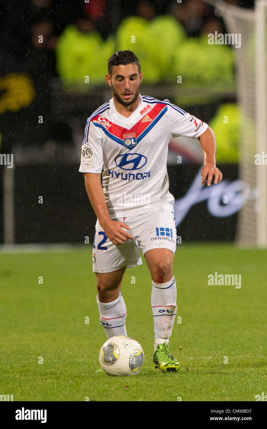 Lyon, France. 2nd Nov, 2013. Jordan Ferri (Lyon) Football / Soccer ...