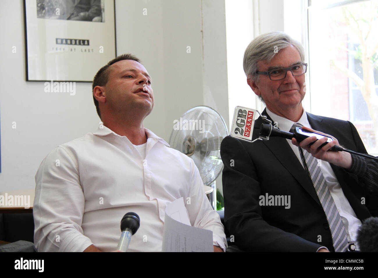 Sydney, Australia. 6 November 2013. Pictured are former Guantanamo Bay ...