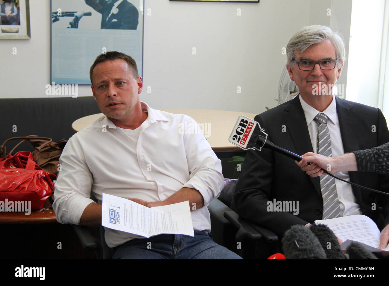 Sydney, Australia. 6 November 2013. Pictured are former Guantanamo Bay ...