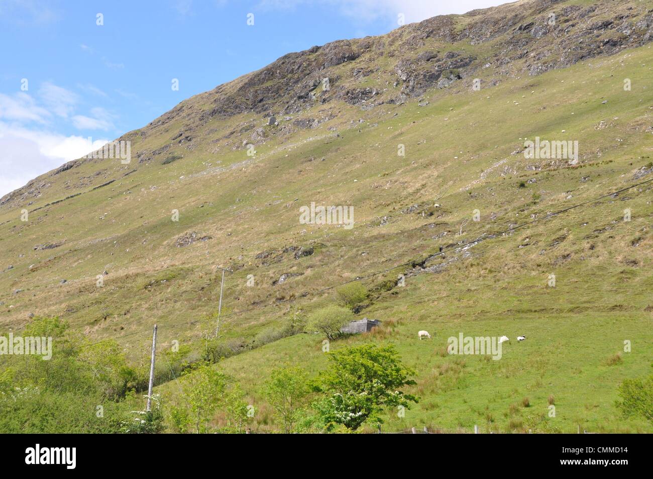 The Partry Mountains are a majestic mountain range situated on the west ...