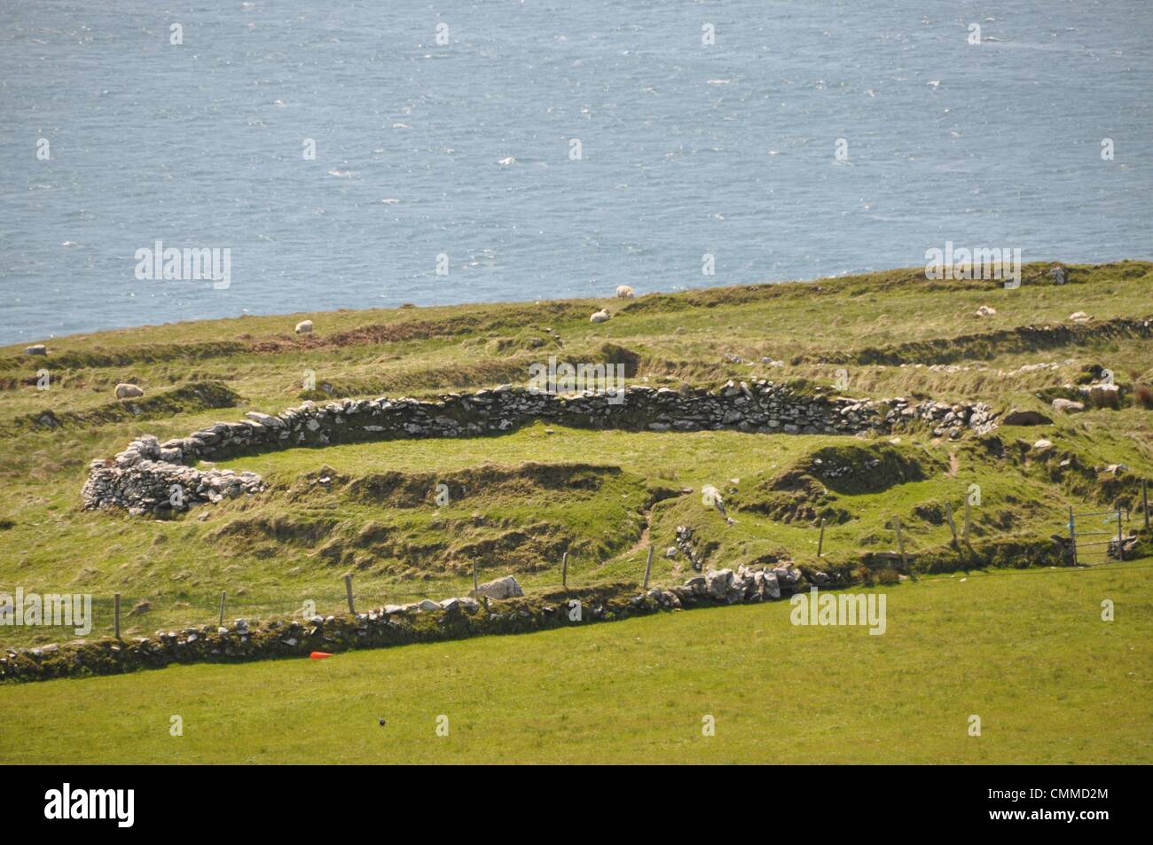 A ringfort near Cahermore on the Beara Peninsula (county Cork) is one ...