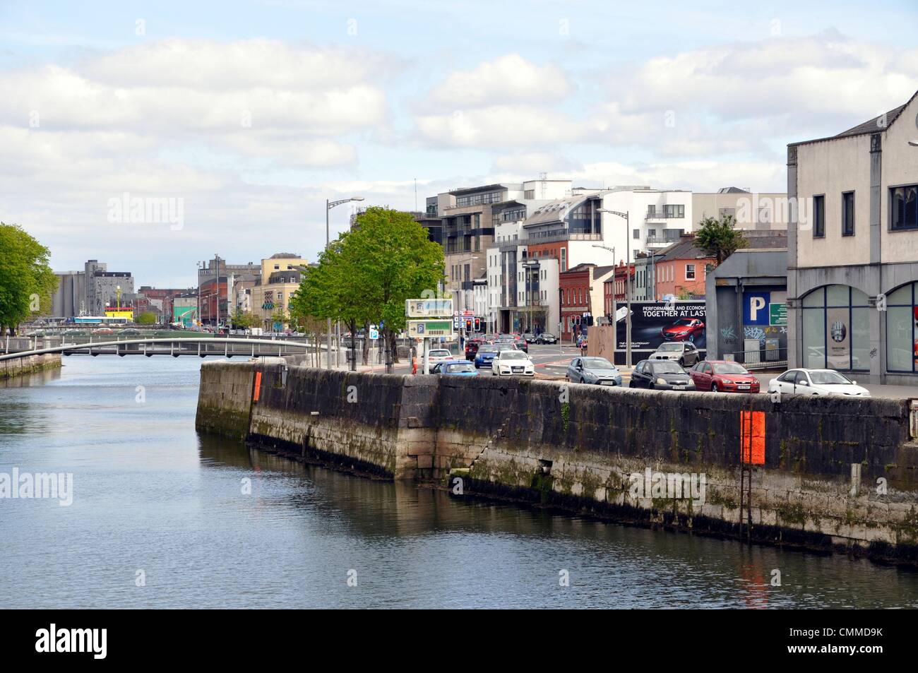 The River Lee and Bachelor's Quay in Cork. With a population of some ...