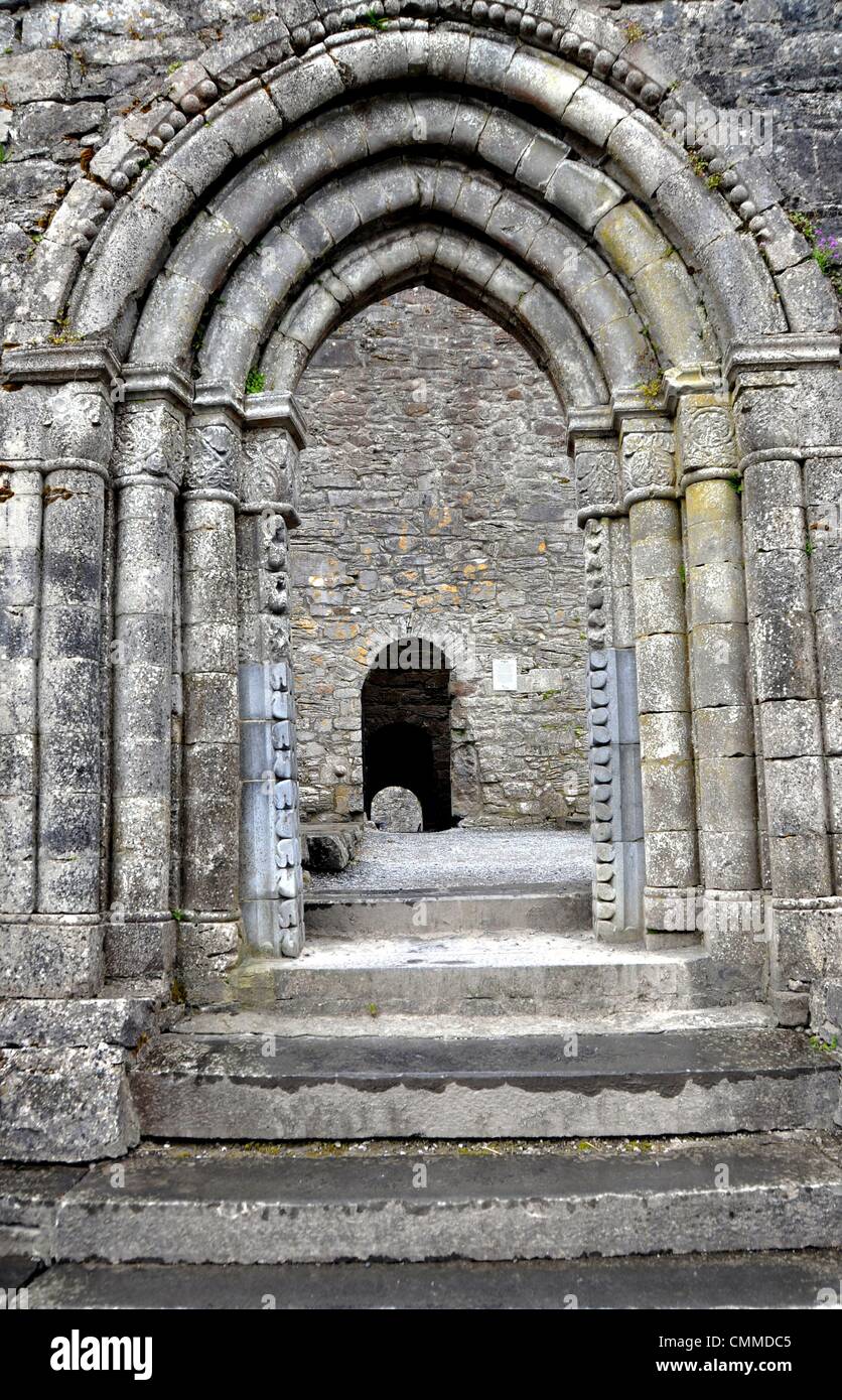 The Augustinian Abbey in Cong, County Mayo in the West of Ireland was ...