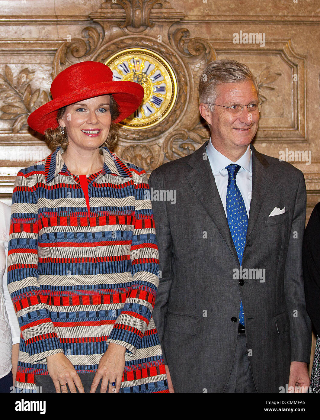 Brussels, Belgium. 06th Nov, 2013. King Philippe and Queen Mathilde of ...