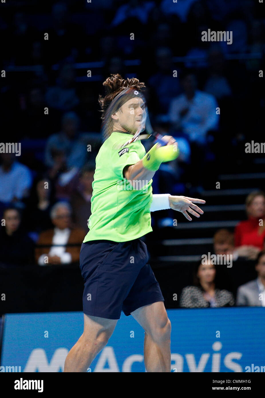 London, UK. 06th Nov, 2013. Tomas Berdych (CZE) defeats David Ferrer ...