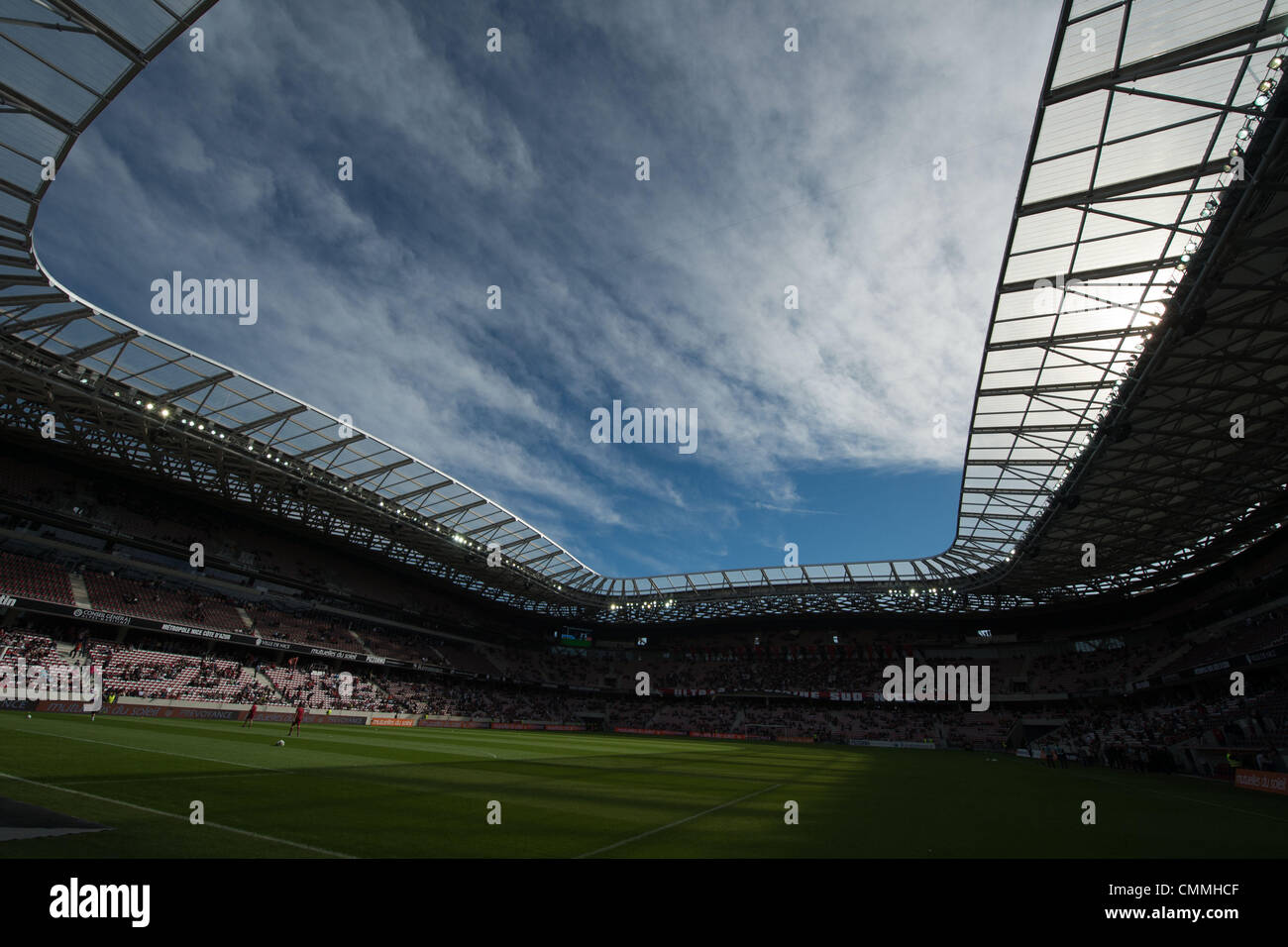 Allianz Riviera, NOVEMBER 3, 2013 - Football / Soccer : General view ...