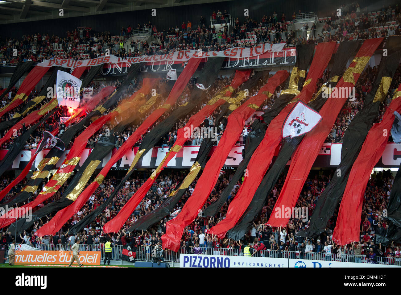 Nice fans, NOVEMBER 3, 2013 - Football / Soccer : French "Ligue 1 ...