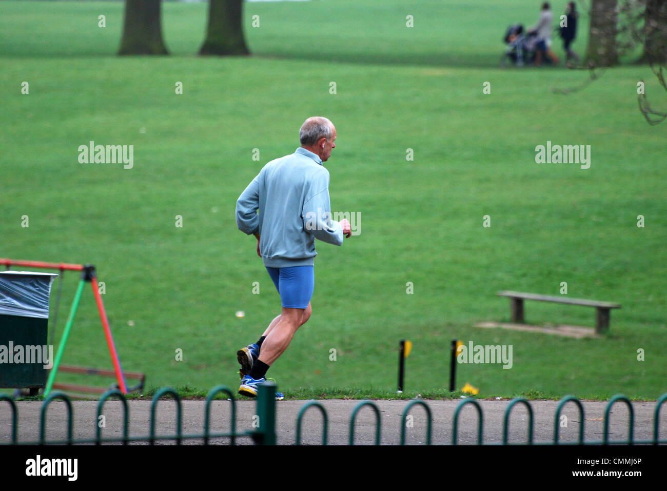A jogger running England UK Stock Photo - Alamy