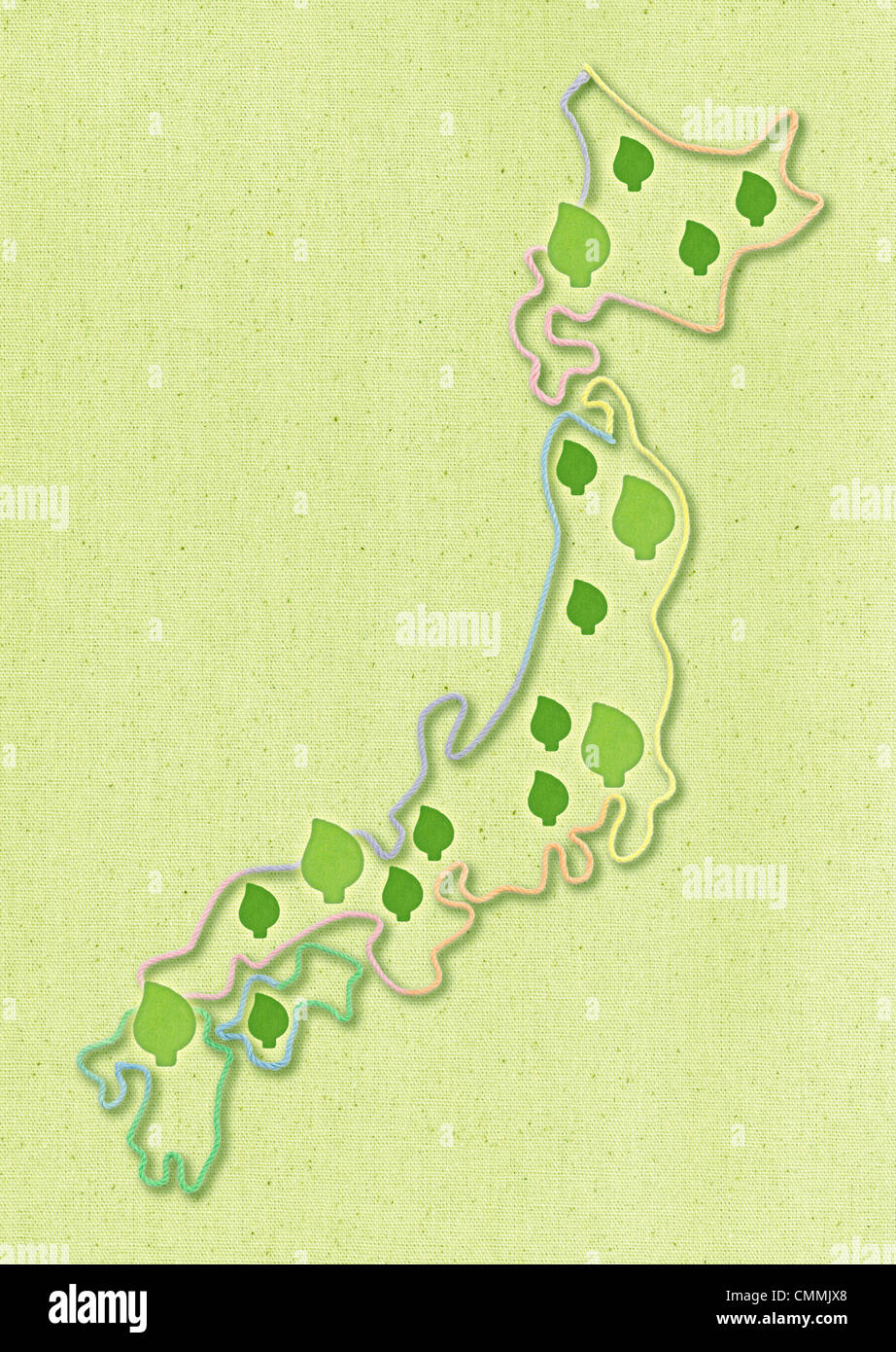 Ecological Japanese Archipelago Stock Photo - Alamy