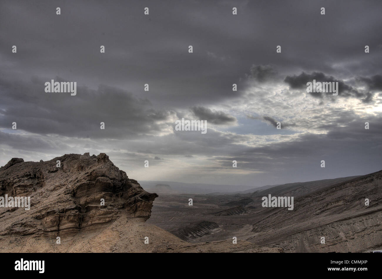 Southern Negev desert and Aravah Valley (wadi arabah) in the area of ...
