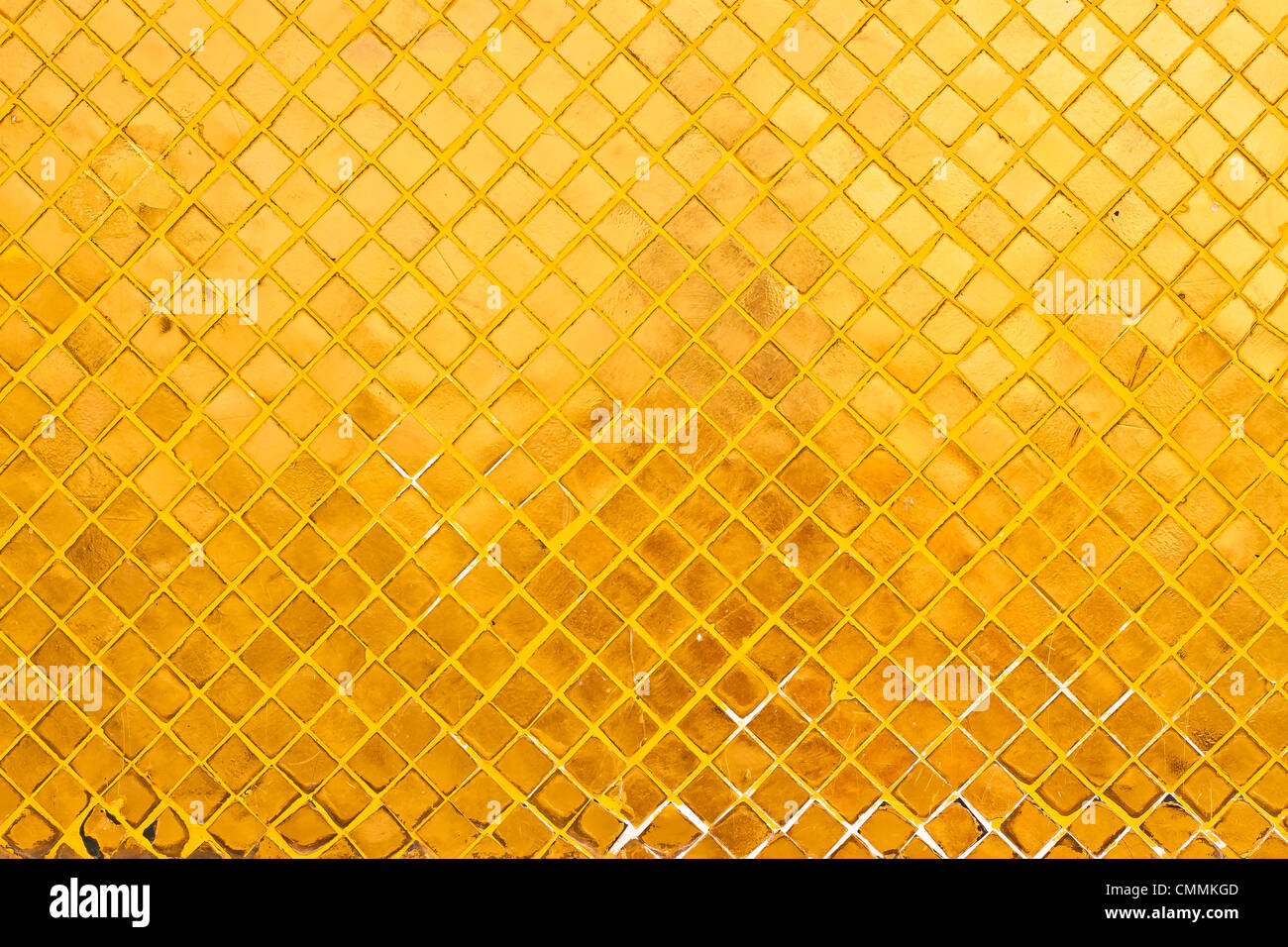 Gold tile background Stock Photo - Alamy