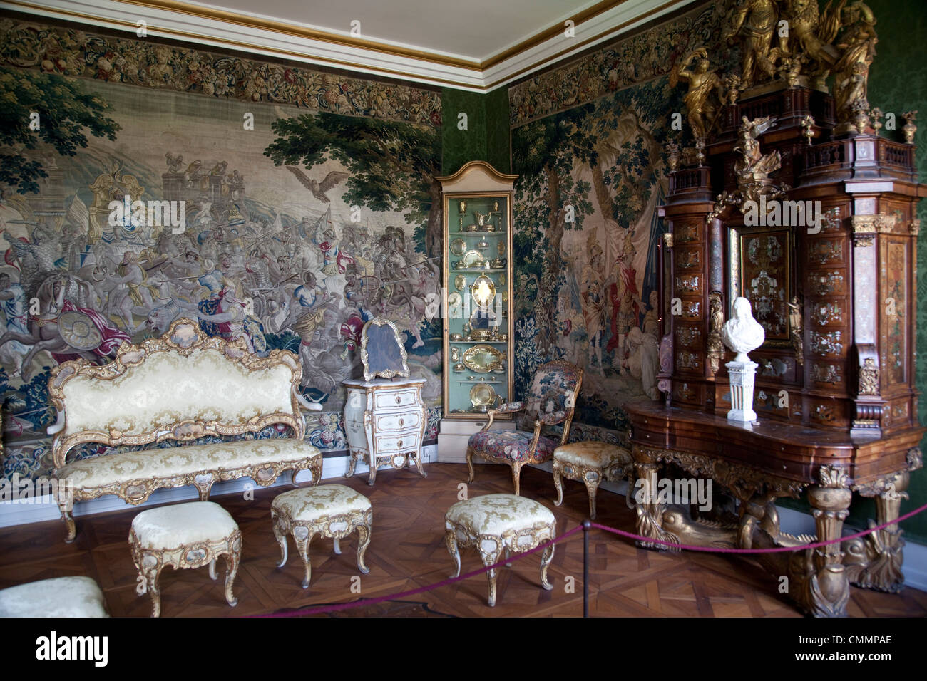 Interior, Rosenborg Castle, Copenhagen, Denmark, Scandinavia, Europe ...