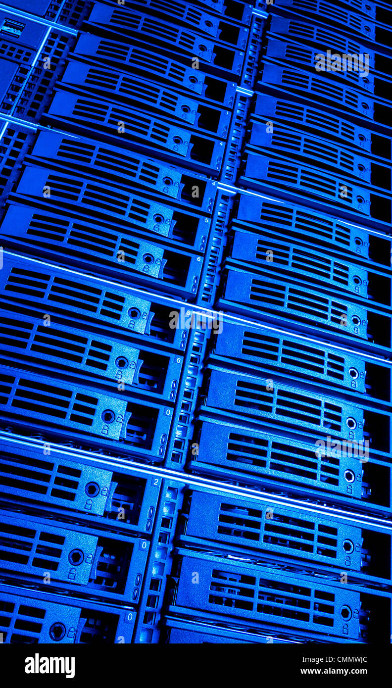 Data center with hard drives Stock Photo - Alamy