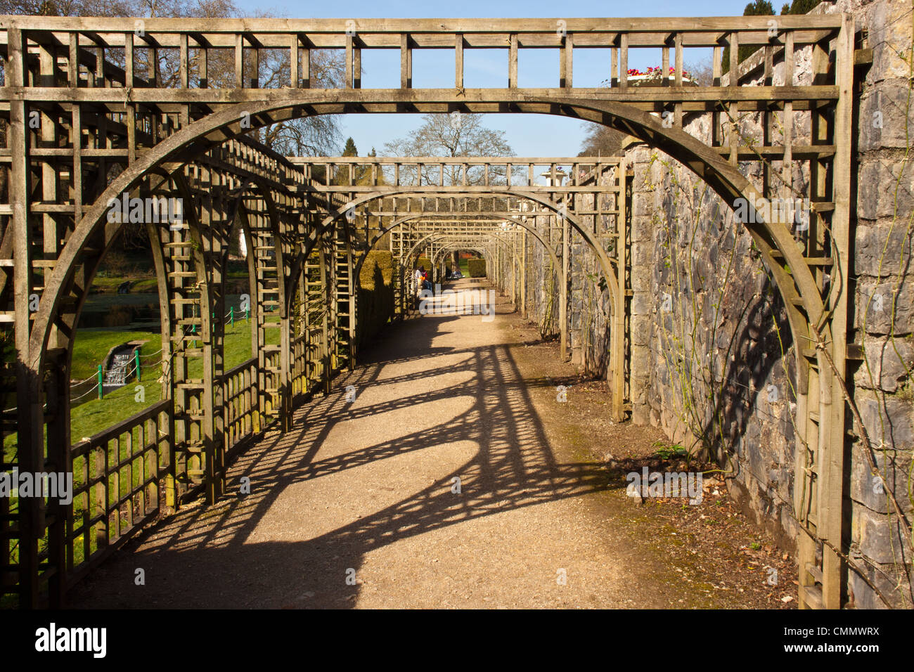 Walkway with arches hi-res stock photography and images - Alamy