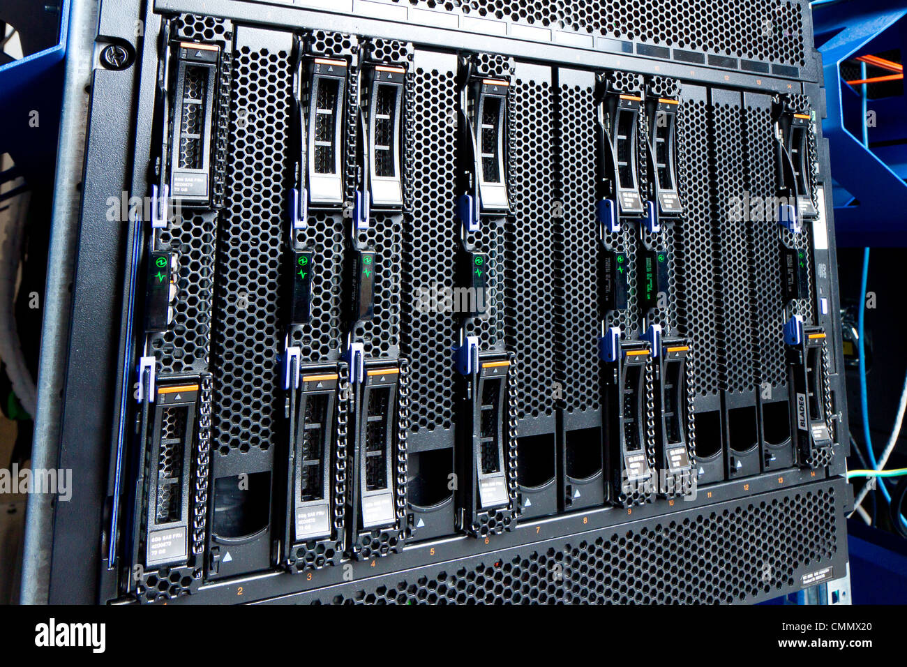 Detail of hard drive cluster in data center Stock Photo - Alamy