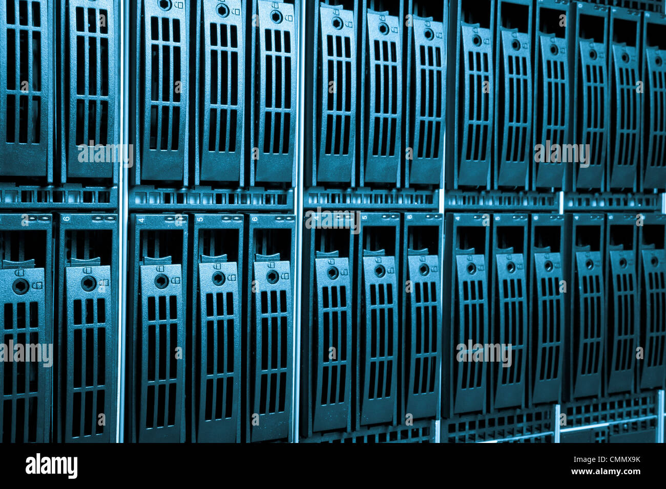 Data center with hard drives Stock Photo - Alamy