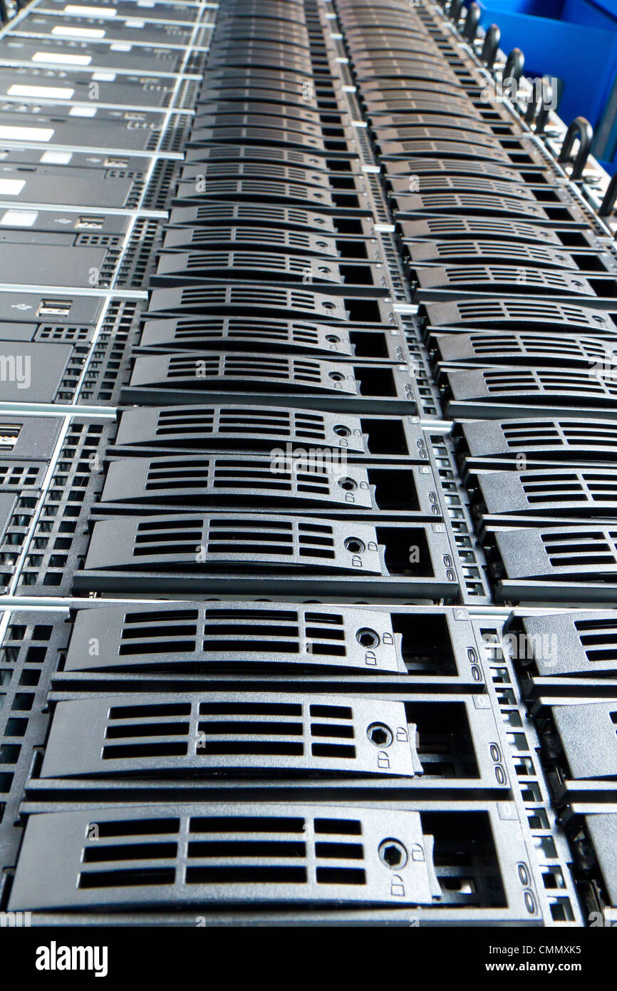 Data center with hard drives Stock Photo - Alamy