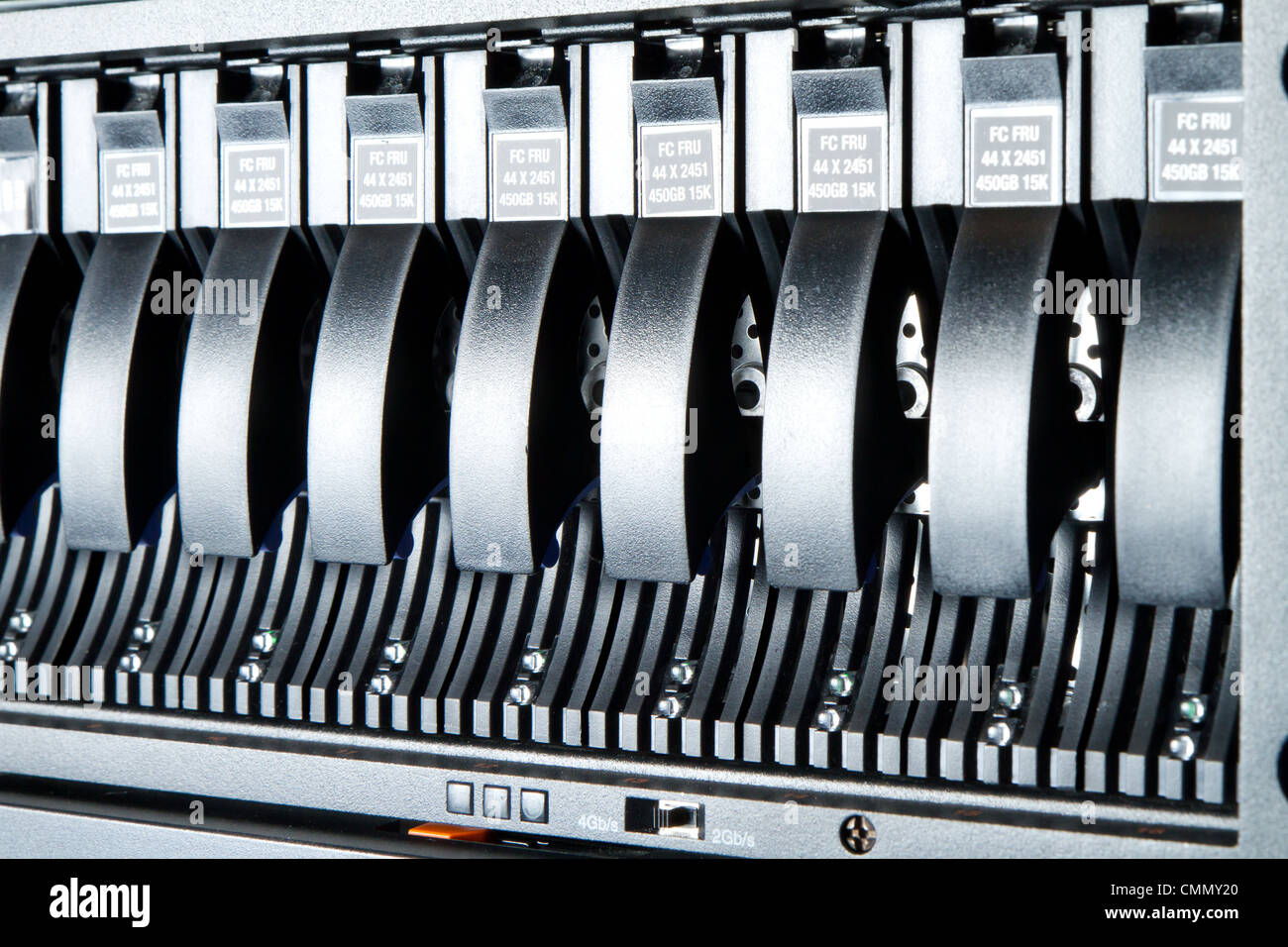 Detail of hard drive cluster in data center Stock Photo - Alamy
