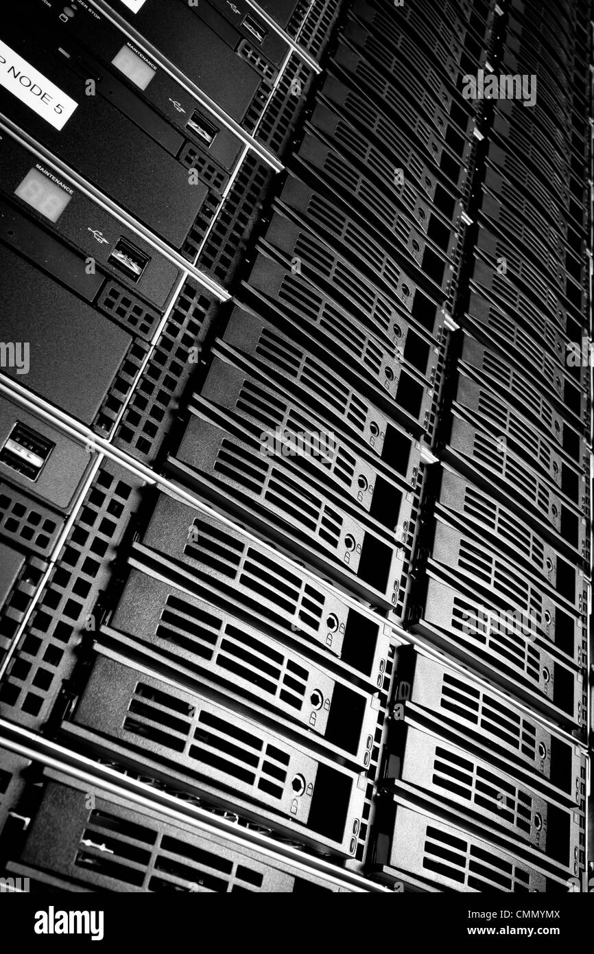 Data center with hard drives Stock Photo - Alamy