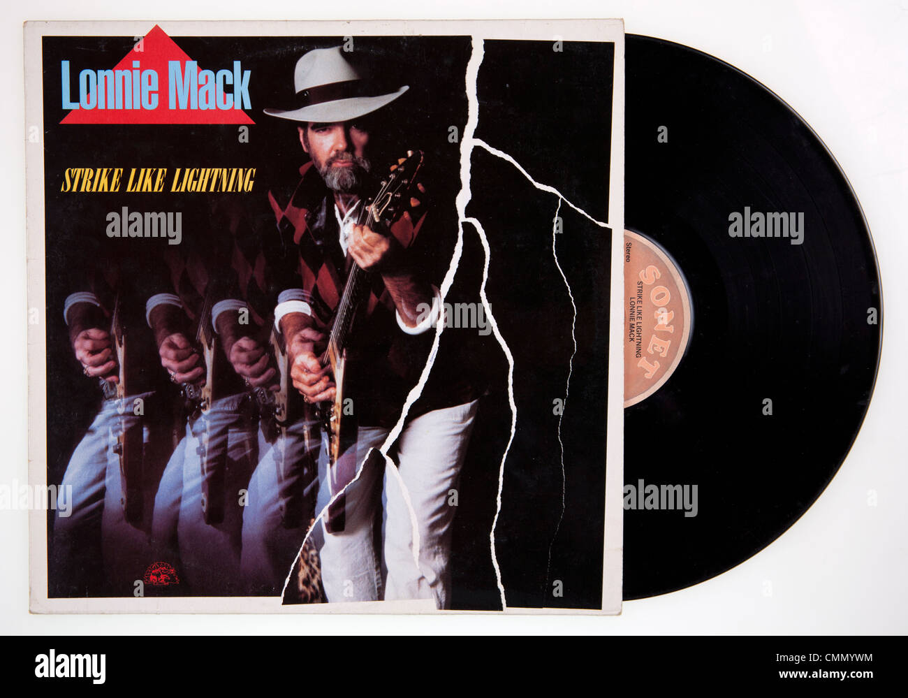 Lonnie Mack, Strike like Lightening album Stock Photo - Alamy