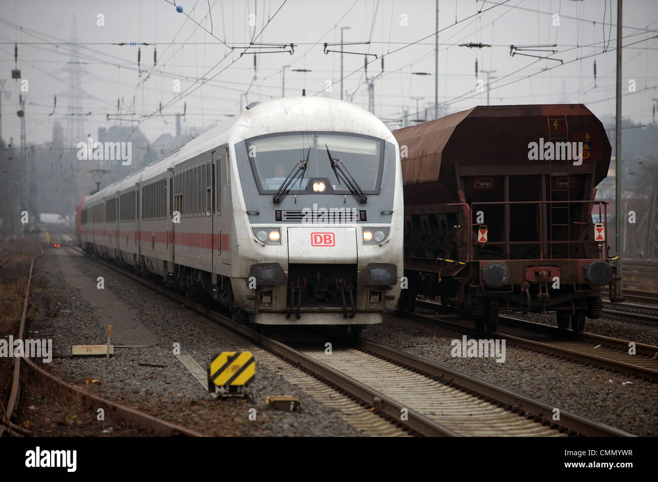 German Railways passenger train Stock Photo - Alamy