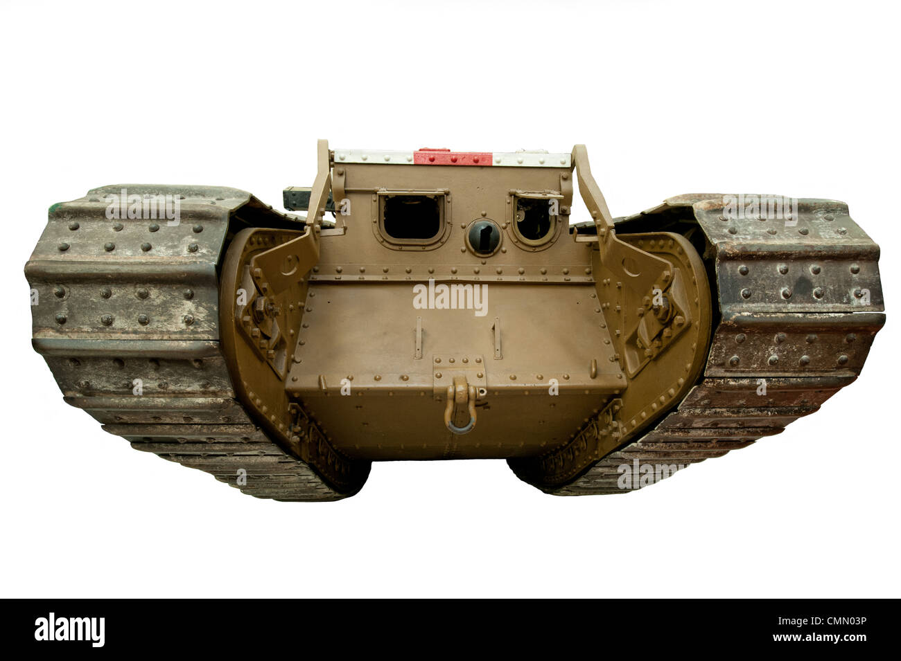 A Cut Out of a Heavy Tank MkV Male used by British armed forced during ...