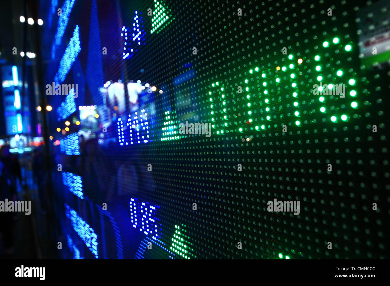 Stock market led board hi-res stock photography and images - Alamy