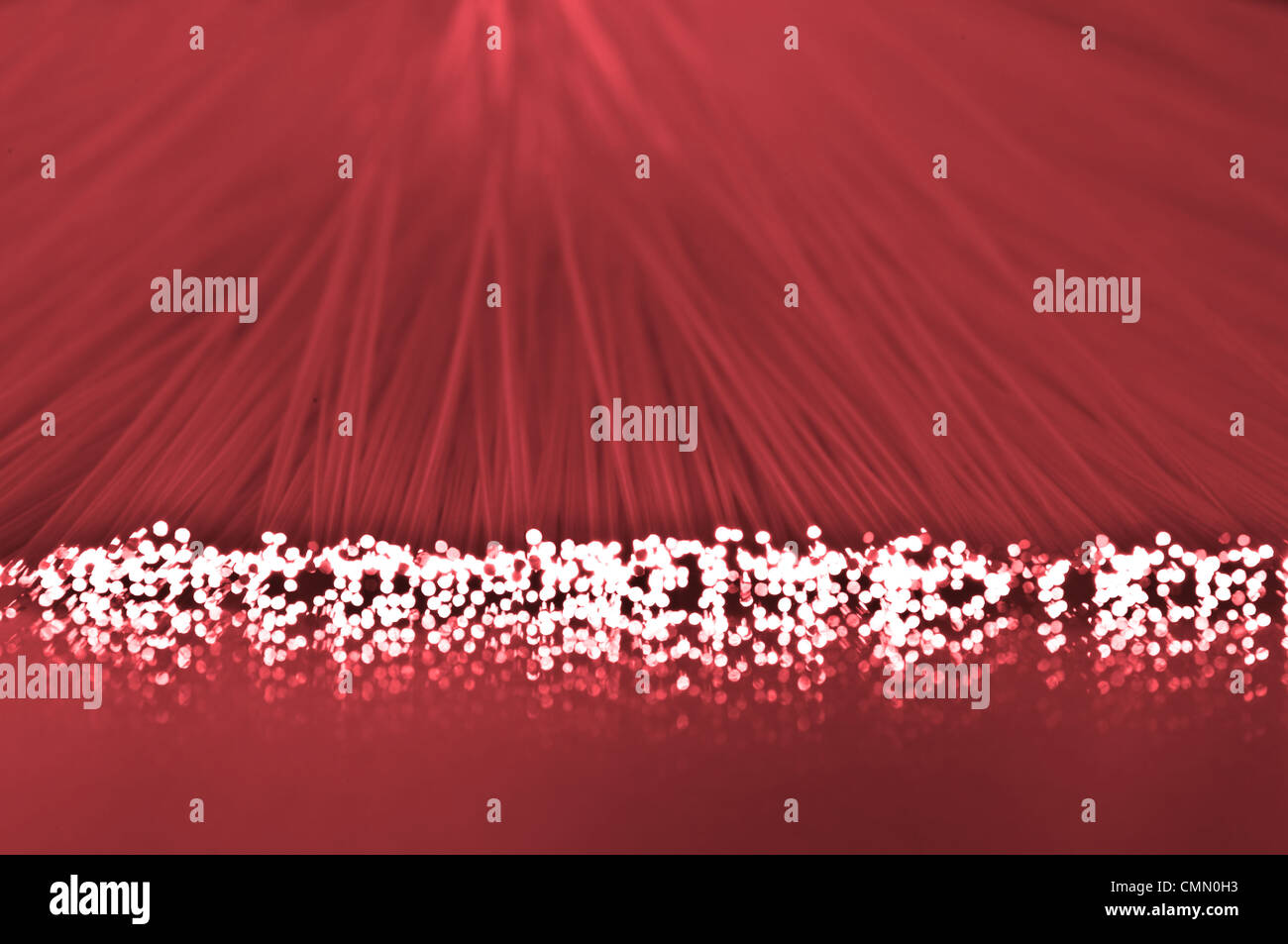 Red fibre optic light hi-res stock photography and images - Alamy