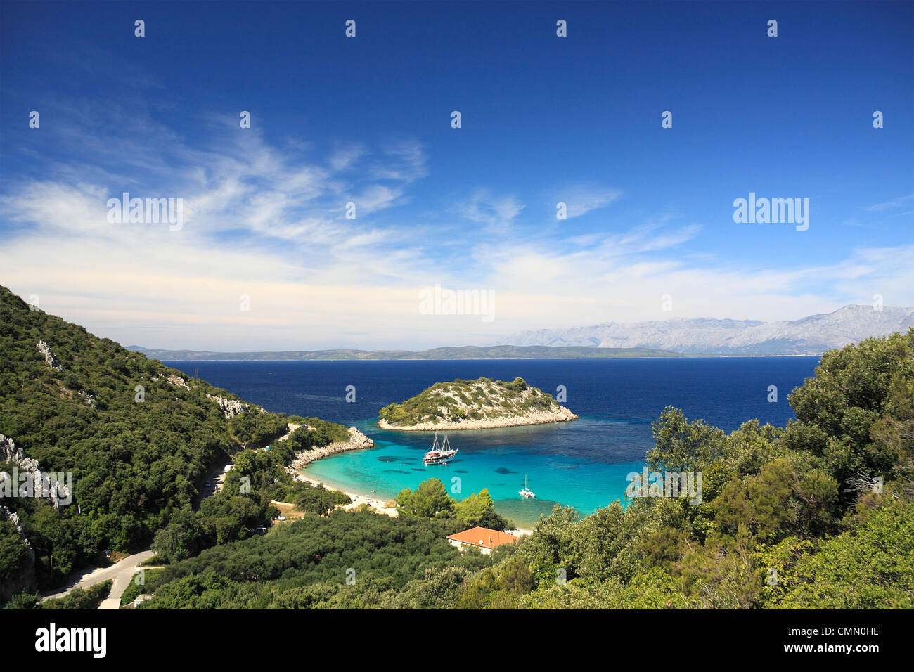 Divna bay, Peljesac peninsula, Croatia Stock Photo - Alamy