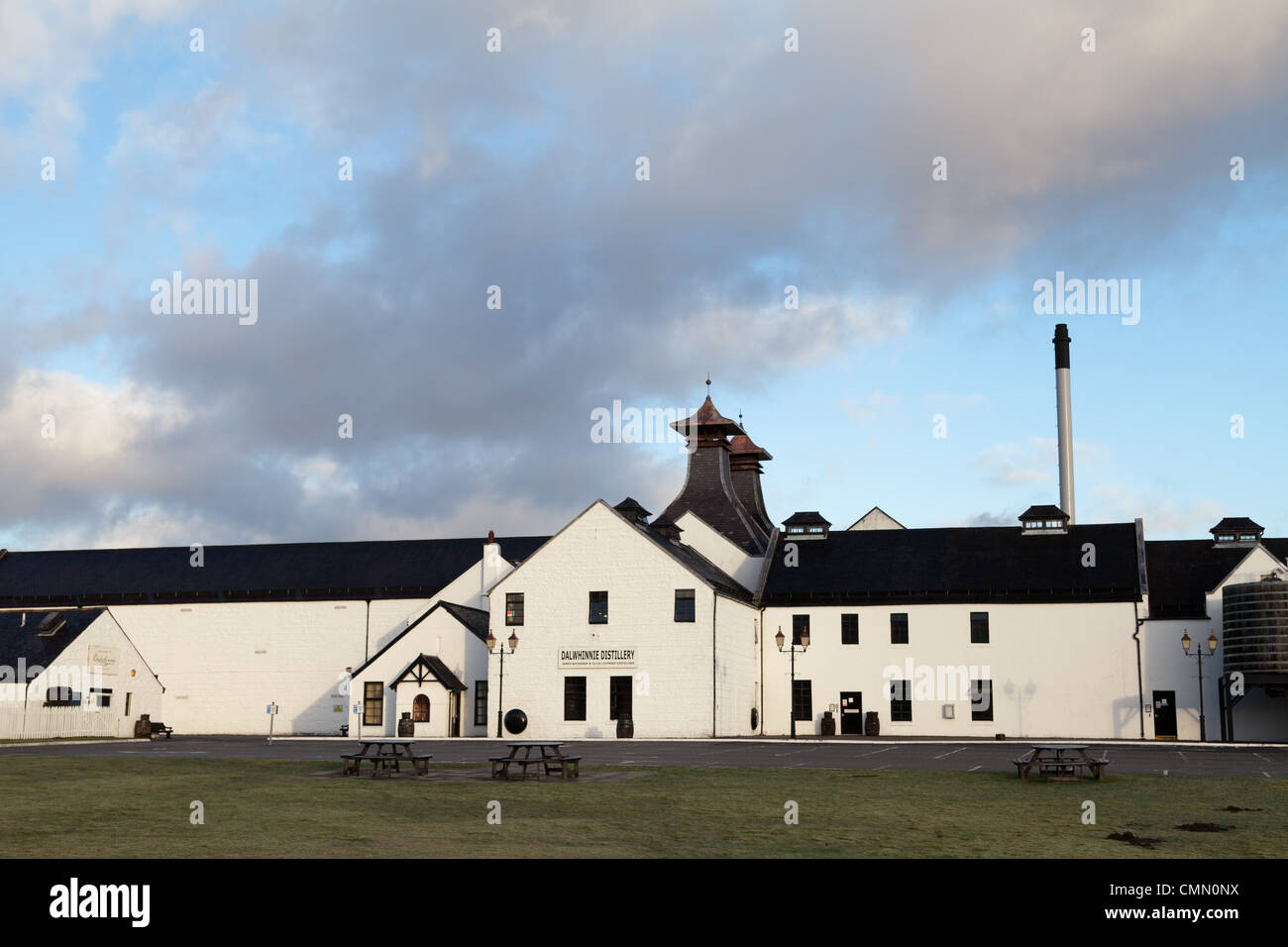 The distillery at Dalwhinnie in the Scottish highlands Stock Photo - Alamy
