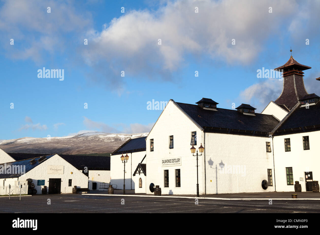 The distillery at Dalwhinnie in the Scottish highlands Stock Photo - Alamy