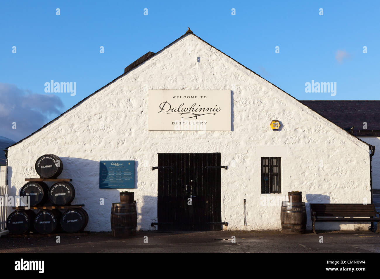 The distillery at Dalwhinnie in the Scottish highlands Stock Photo - Alamy