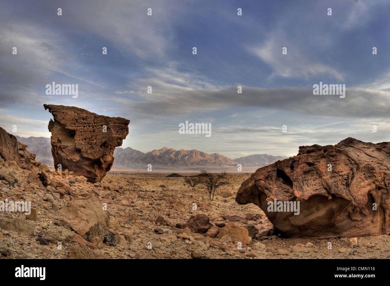 Sandstone rock formation in the Negev desert, Israel Stock Photo - Alamy
