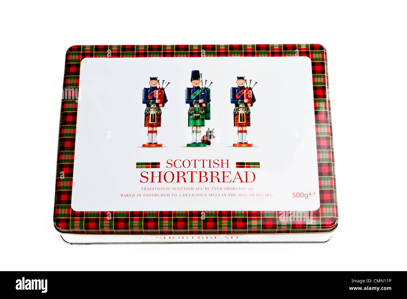 Shortbread biscuits tin Cut Out Stock Images & Pictures - Alamy