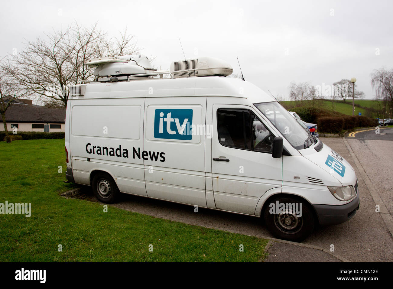 ITV uplink Granada News & Border TV Stock Photo - Alamy