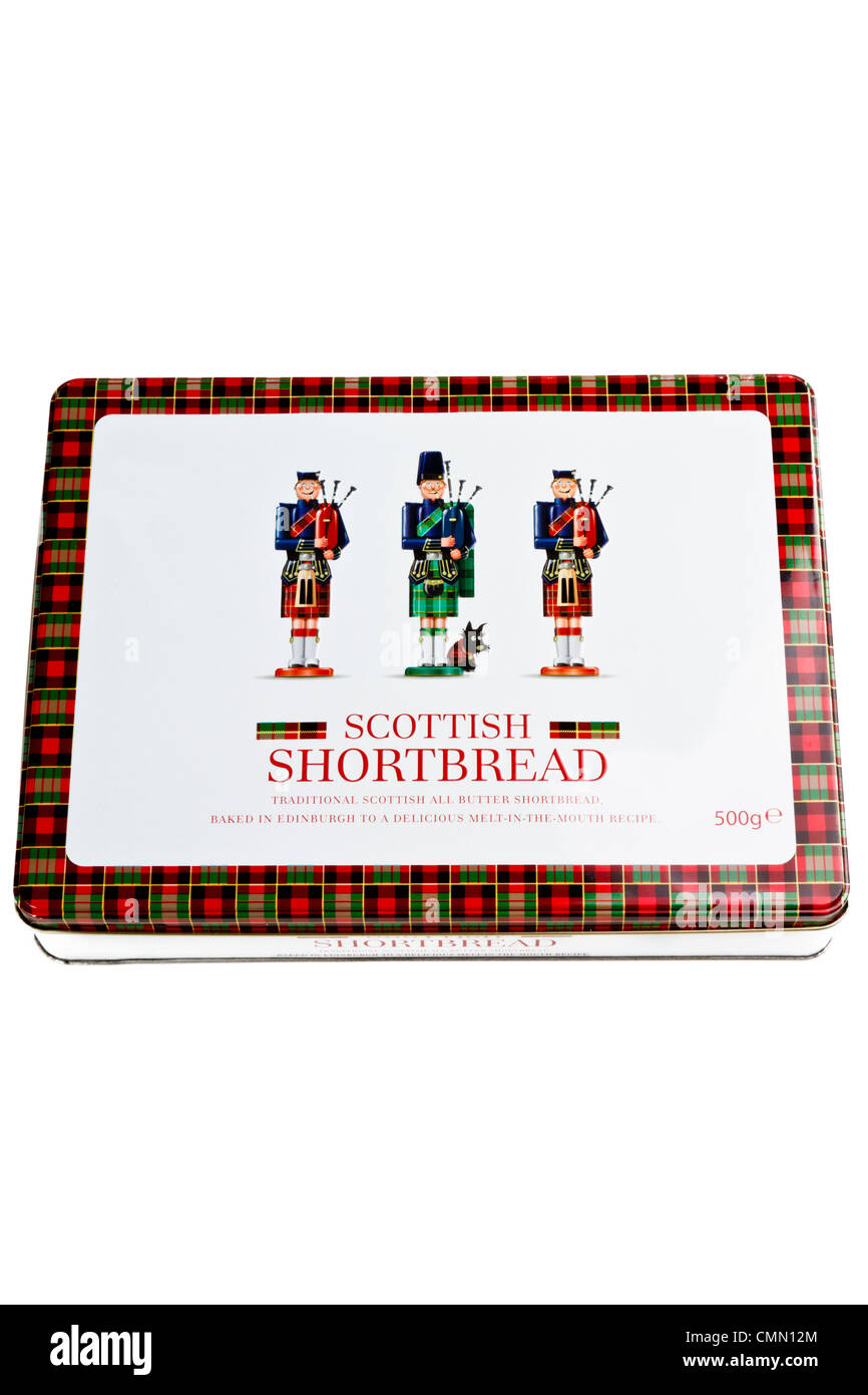 Scottish shortbread tin Cut Out Stock Images & Pictures - Alamy