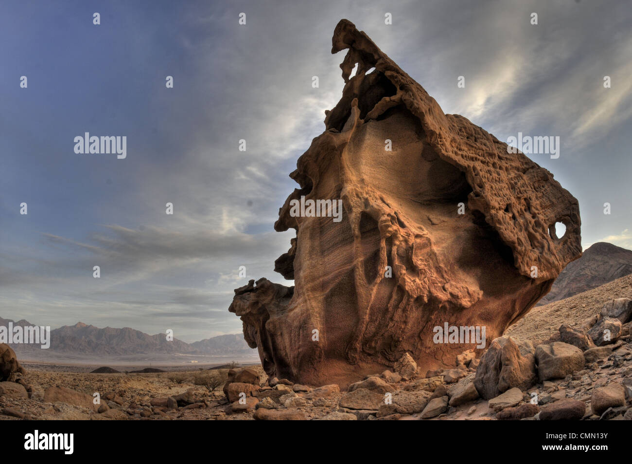 Sandstone rock formation in the Negev desert, Israel Stock Photo - Alamy