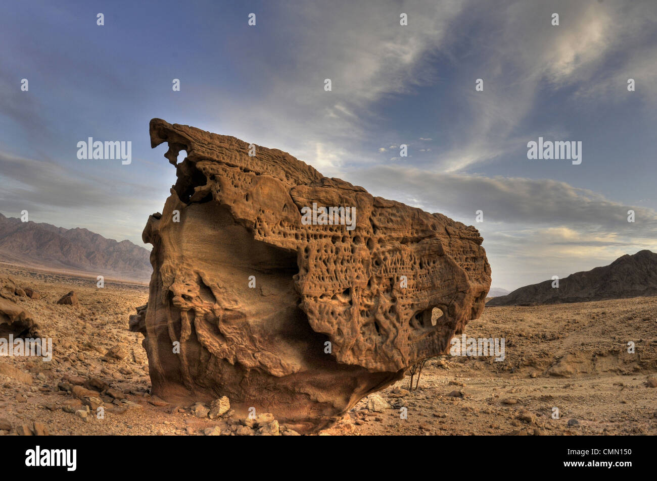 Sandstone rock formation in the Negev desert, Israel Stock Photo - Alamy