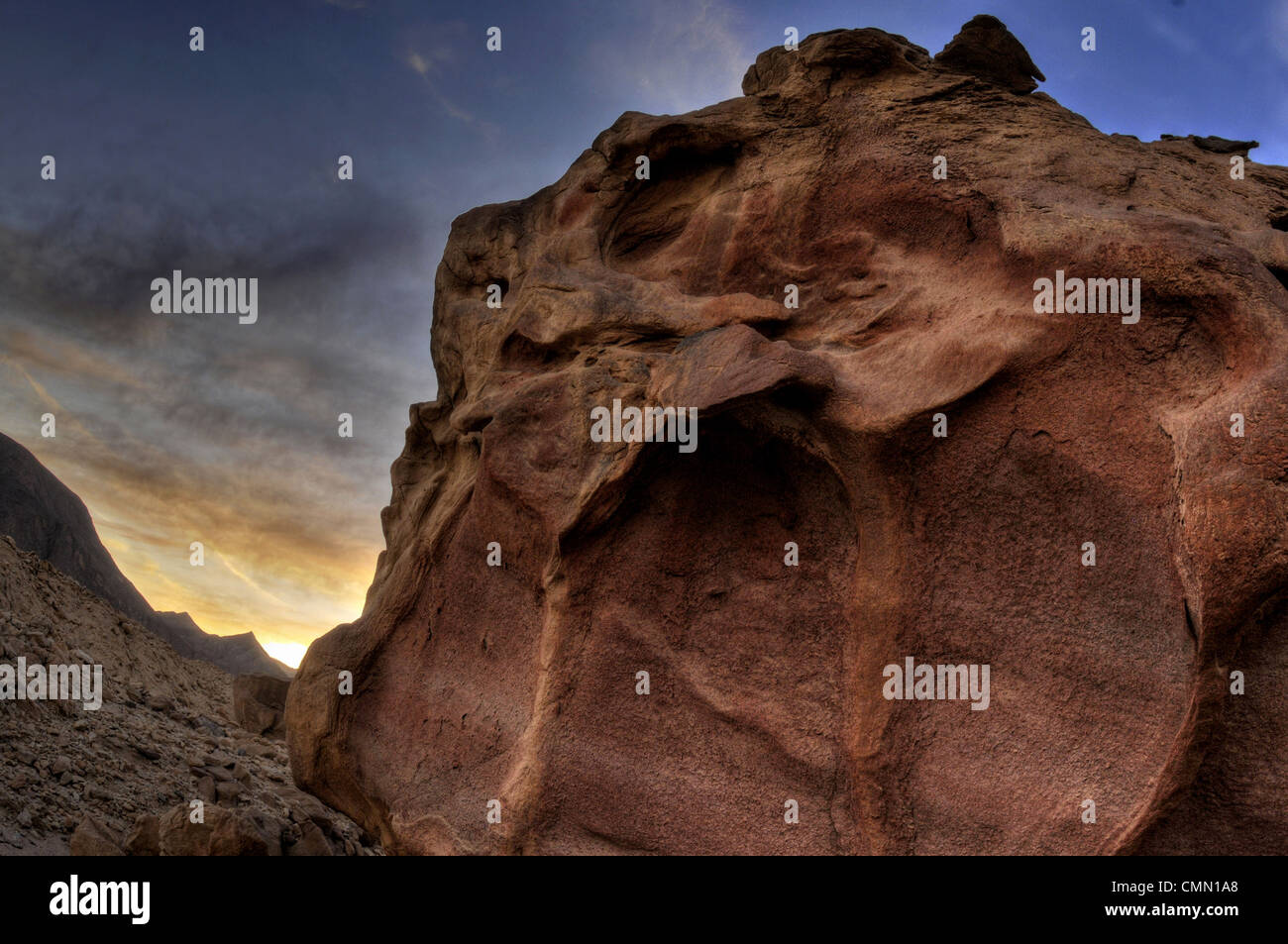 Sandstone rock formation in the Negev desert, Israel Stock Photo - Alamy