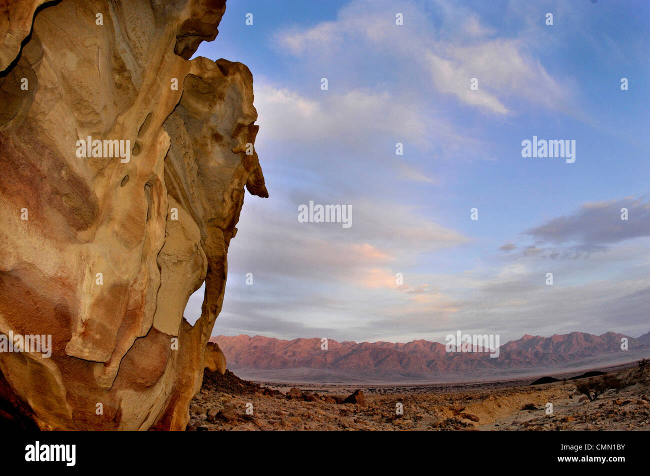 Sandstone rock formation in the Negev desert, Israel Stock Photo - Alamy