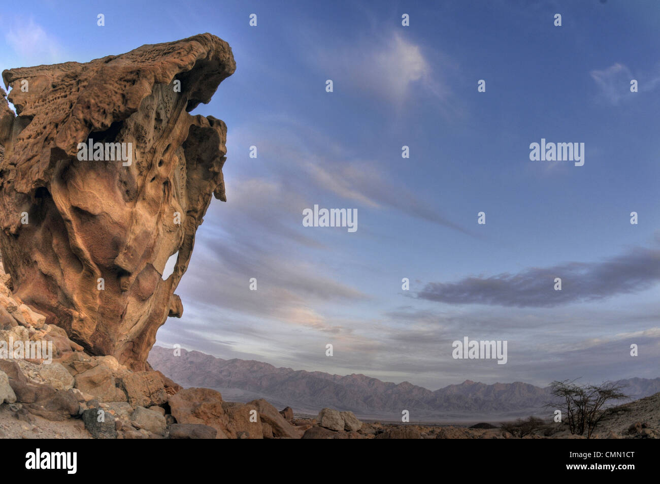 Sandstone rock formation in the Negev desert, Israel Stock Photo - Alamy