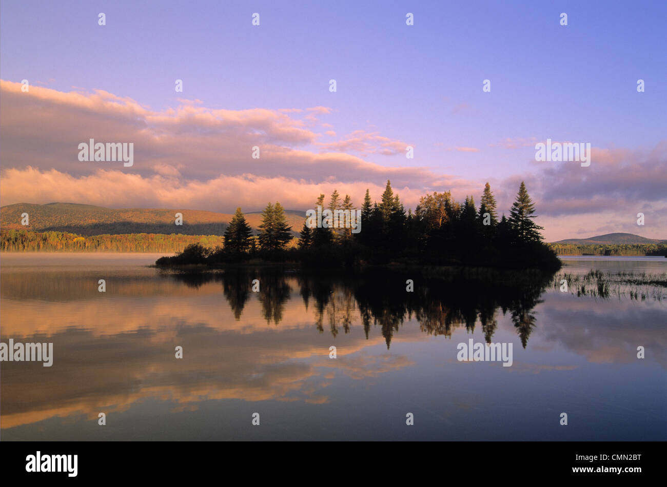 Bathurst Lake, Mount Carleton Provincial Park, New Brunswick Stock ...
