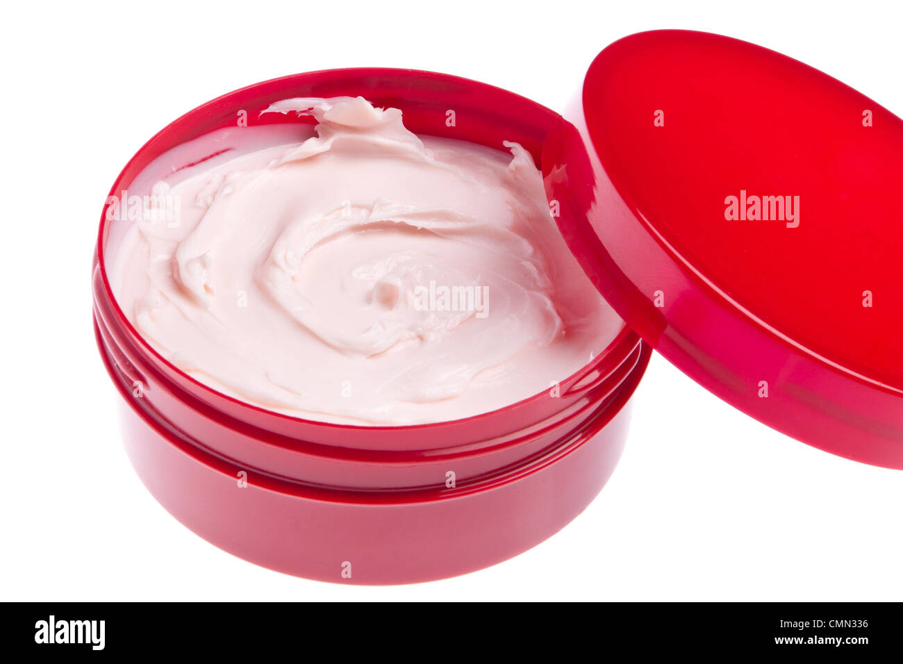 cosmetic cream in container isolated on white background Stock Photo ...