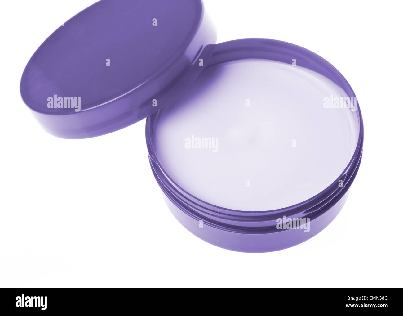cosmetic cream in container isolated on white background Stock Photo ...