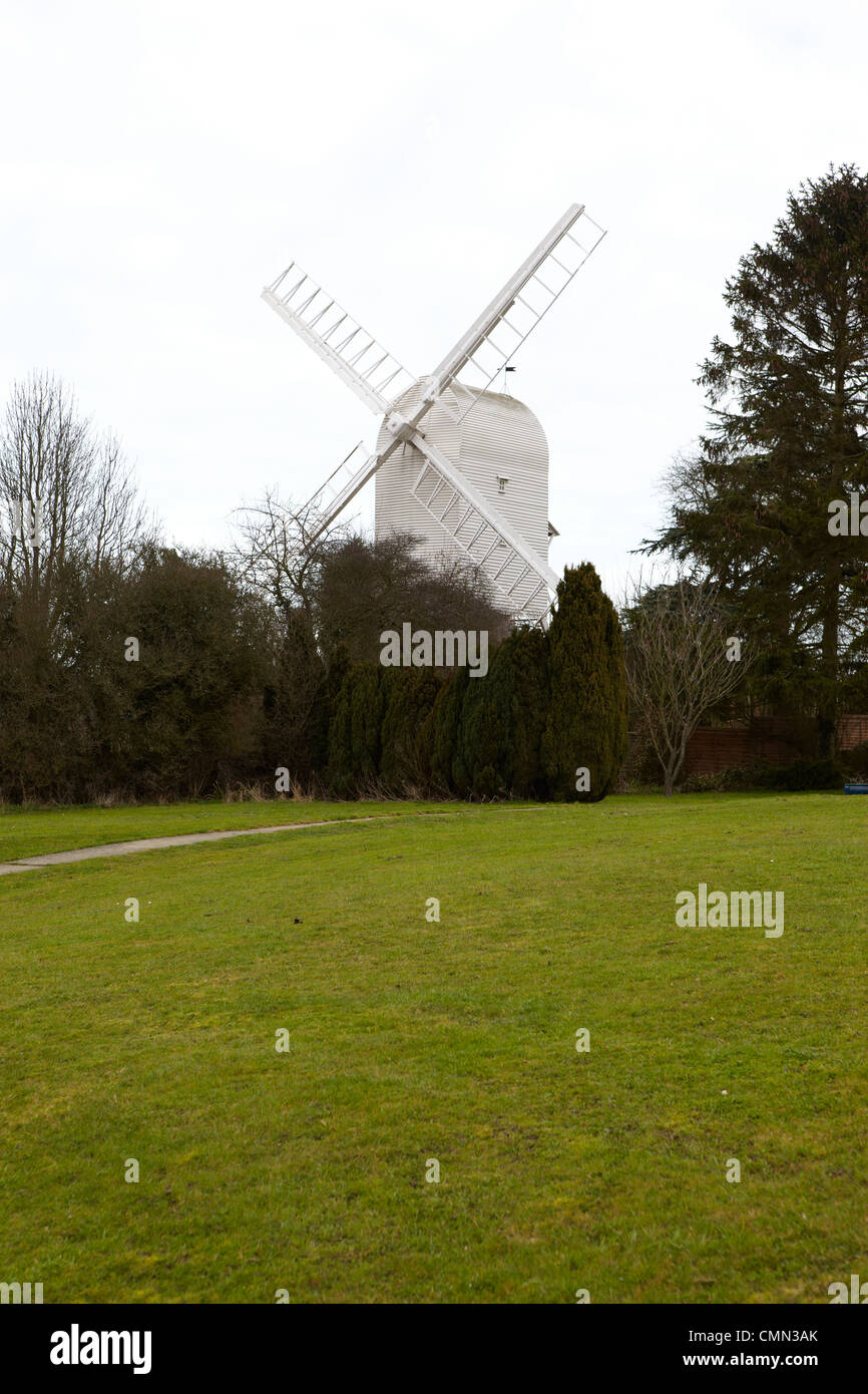 Old windmill with sails hi-res stock photography and images - Alamy