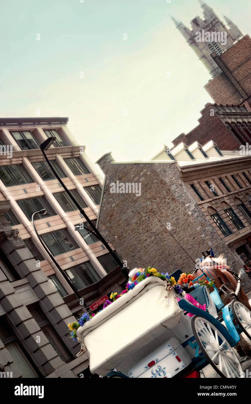 Montreal caleche hi-res stock photography and images - Alamy